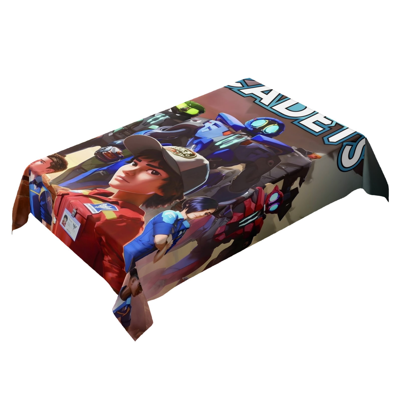 Mech Cadets-theme square tablecloth has an iconic print, fits most ...