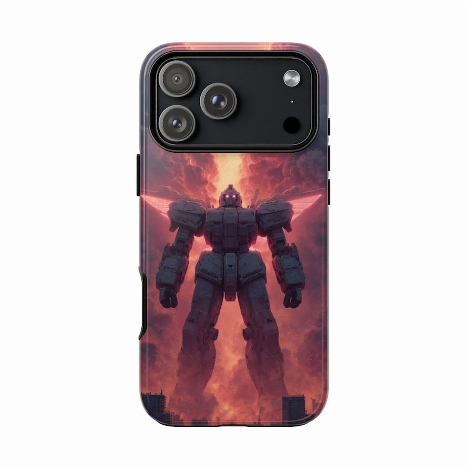 Mech Defender Robot Phone Case Giant Anime Battle Artwork with iPhone ...