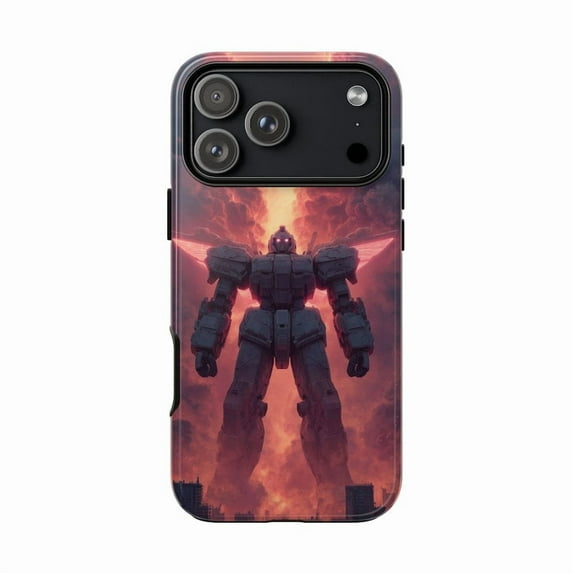 Mech Defender Robot Phone Case Giant Anime Battle Artwork with iPhone ...