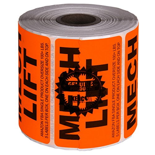 Mech Lift Sticker Labels for Shipping and Packing - 3" X 2", Provided ...