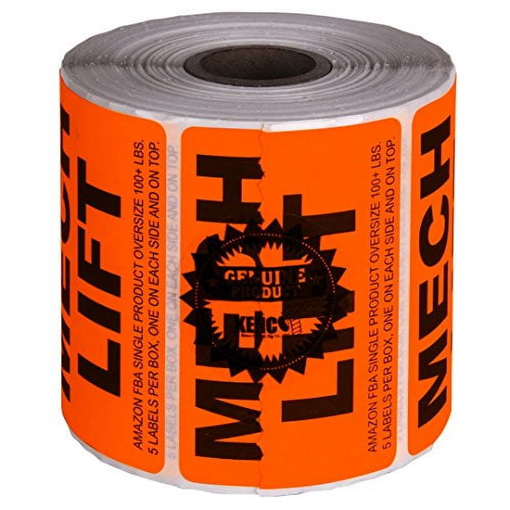 Mech Lift Sticker Labels for Shipping and Packing - 3" X 2", Provided ...