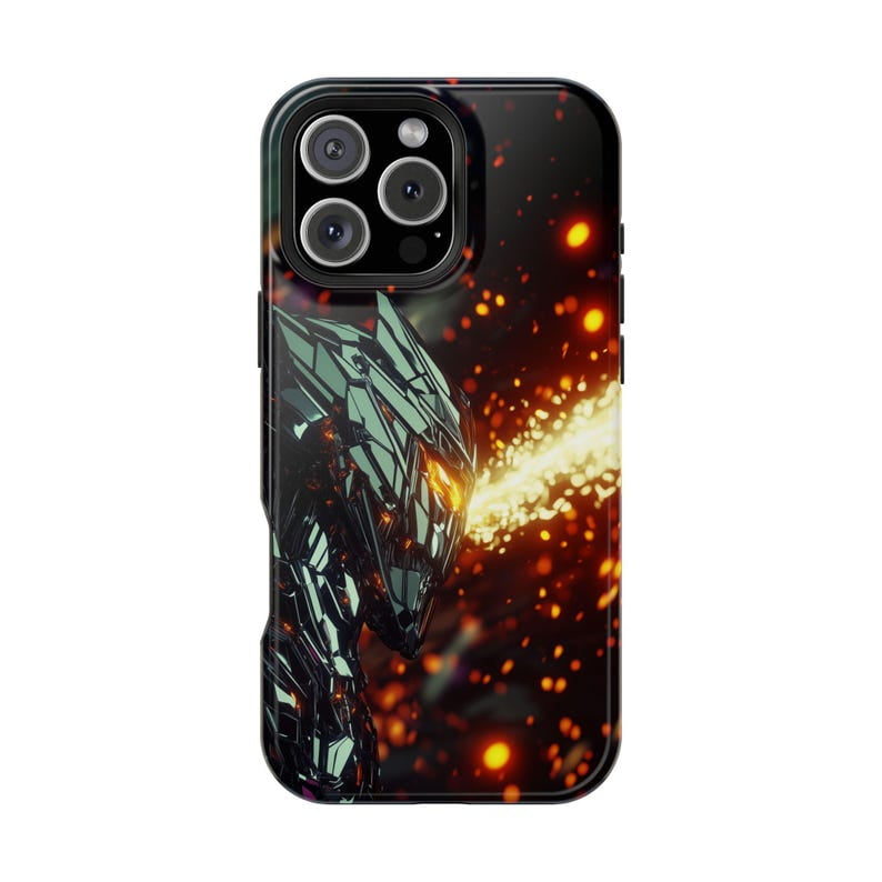 Mech Obsidian Armor Futuristic Steel Robot Sci-Fi Artwork Phone Case ...