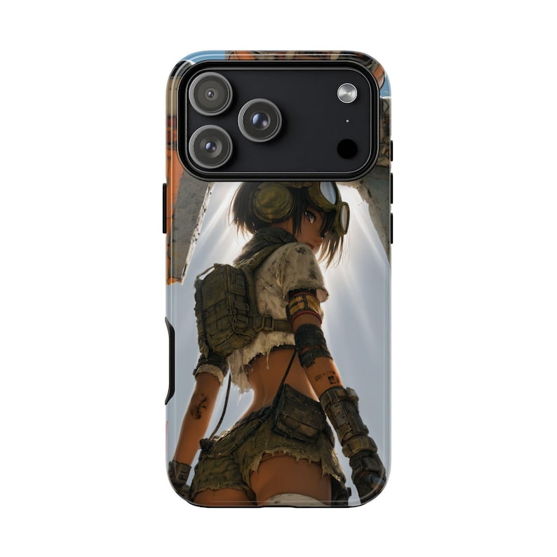 Mech Pilot Anime Girl Futuristic Robot Warrior Phone Case with iPhone ...