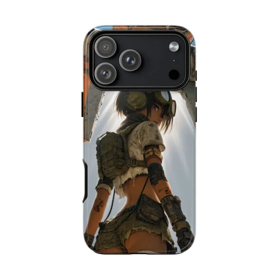 Mech Pilot Anime Girl Robot Design Phone Case for iPhone 17 11 12 13 14 ...