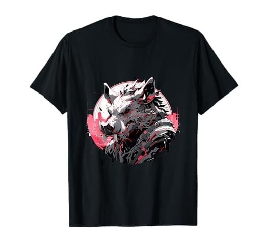 Mecha Animal Tiger Wolf Fox Cyborg Wild Boar T-Shirt - Walmart.com