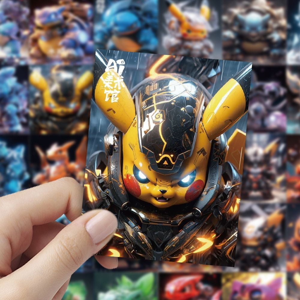 Mecha Battle Stickers - Creative Robot Decals for Laptops, Luggage, DIY ...