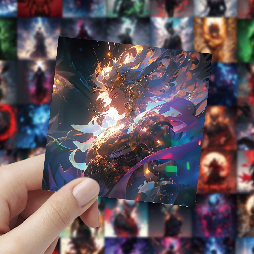 Mecha Demon Warrior Stickers - Cool and Unique DIY Waterproof Decals ...