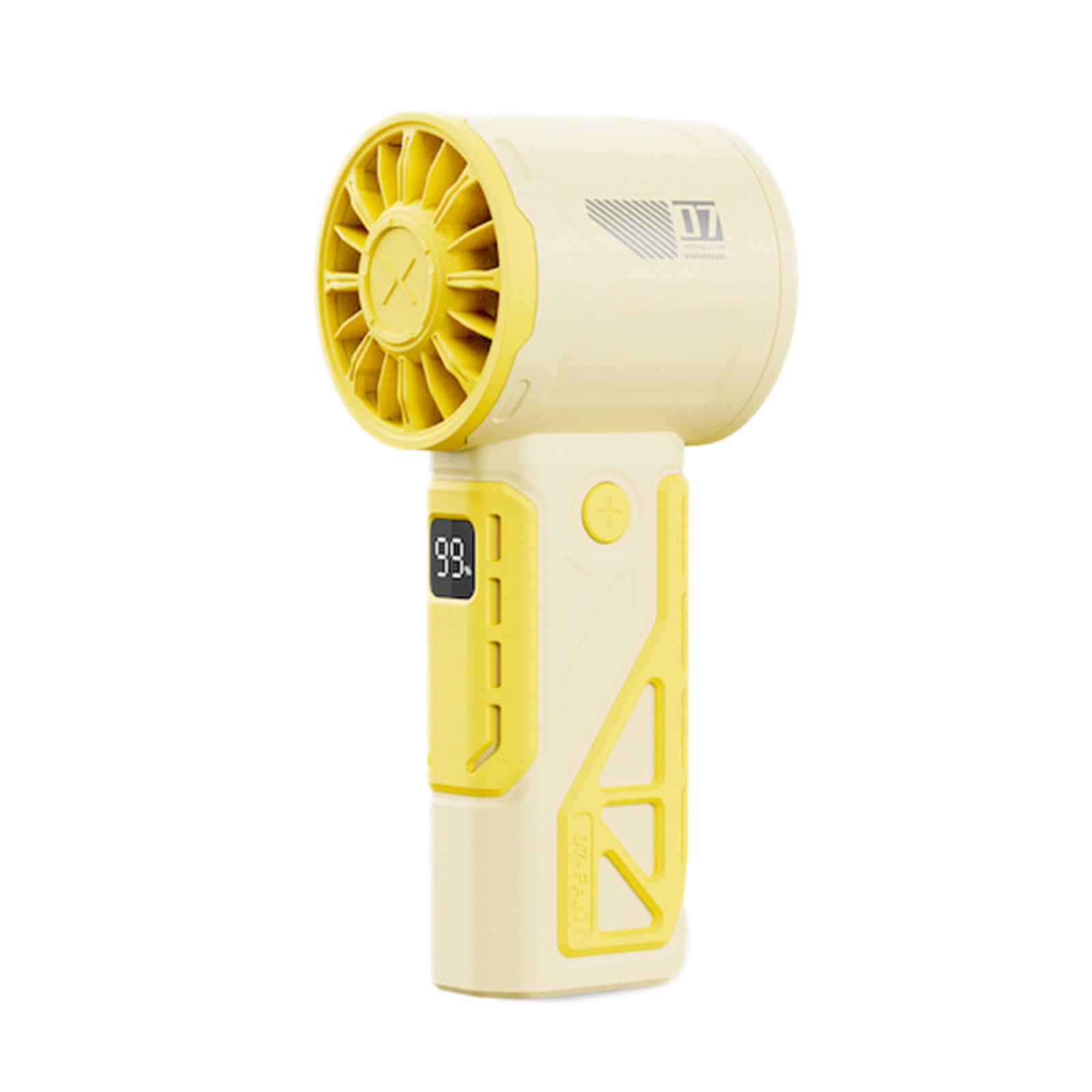 Mecha-Style Turbo Cooling Fan 100-speed Handheld Fan USB Rechargeable ...