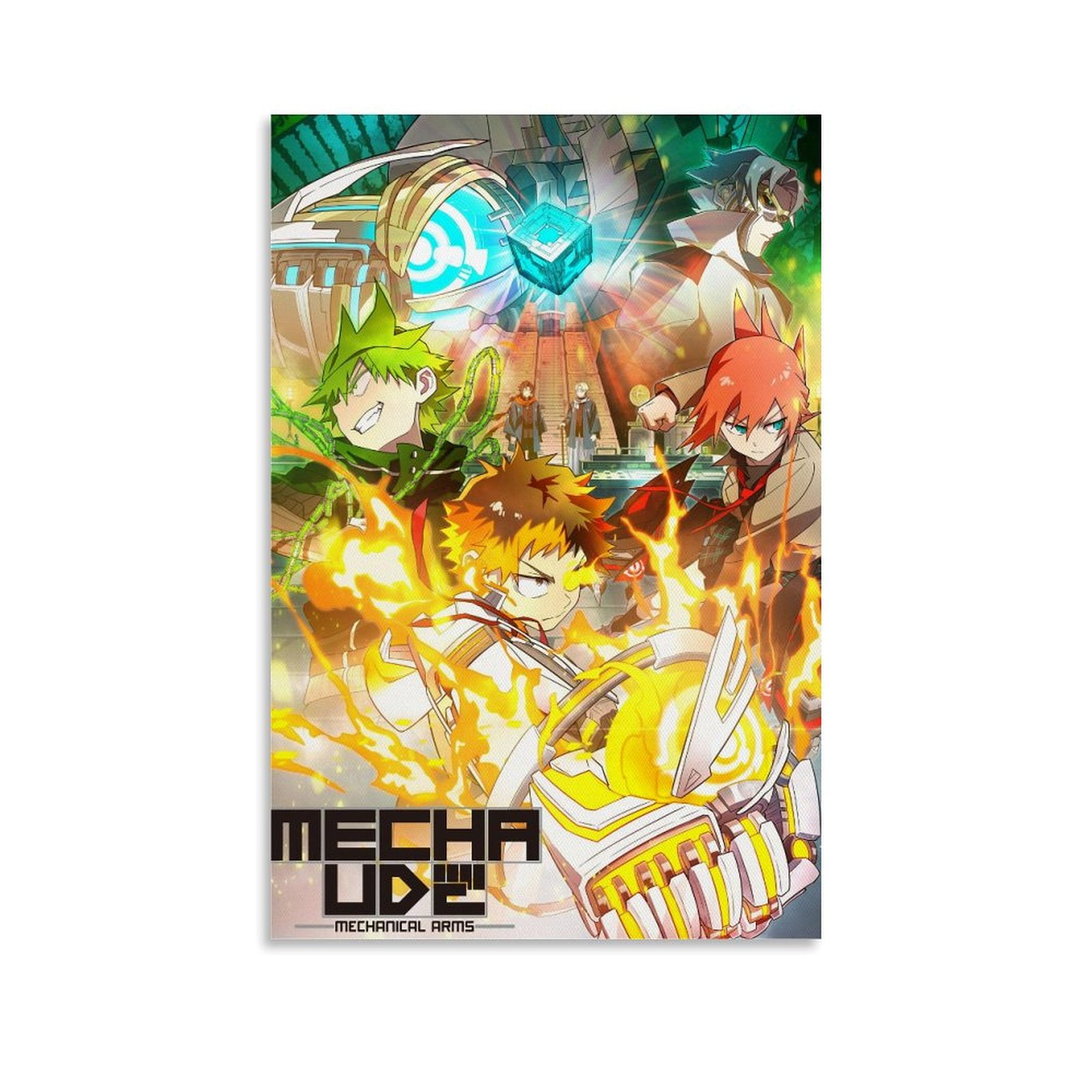 Mecha-ude(2024) Anime Poster Canvas Wall Art Painting Living Room ...