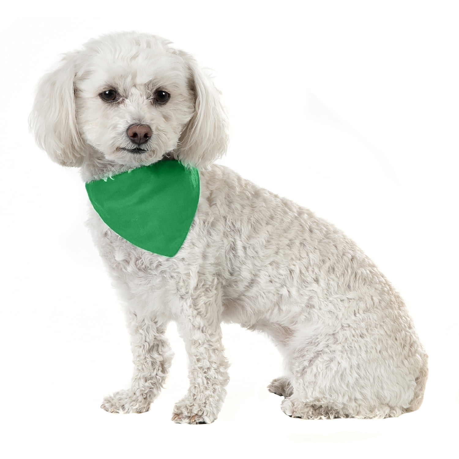 Mechaly Solid Cotton Dog Bandana Triangle Bibs - Small and Medium Pets ...