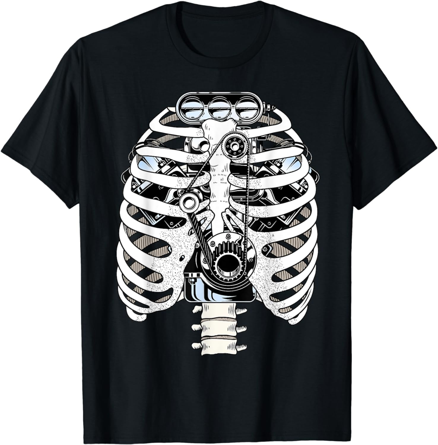 Mechanic Car Engineer Skeleton Mechanics T-Shirt - Walmart.com