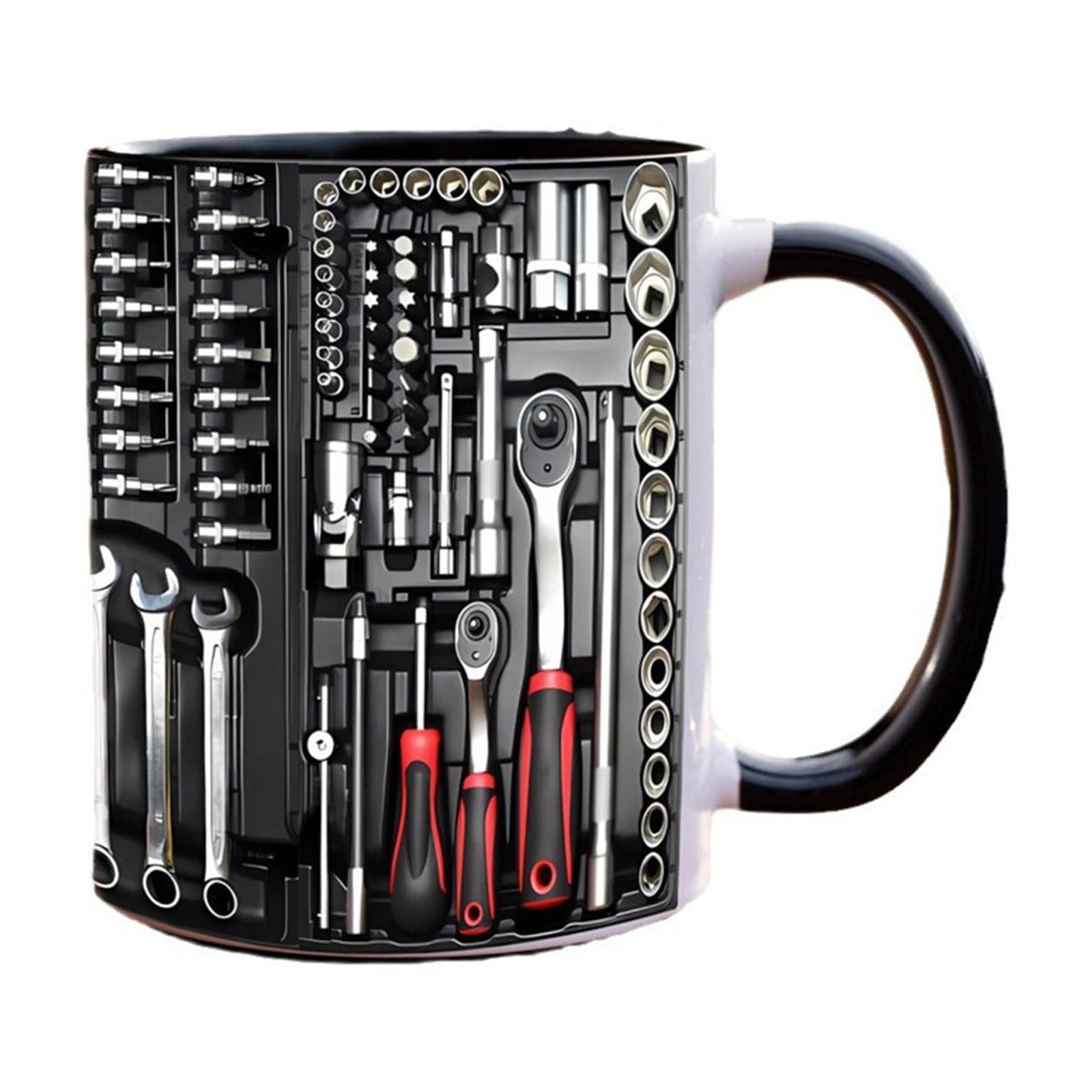 Mechanic Coffee Cup, VGFVFSKGA Tool Mug, 11oz 3D Visual Toolbox Set ...