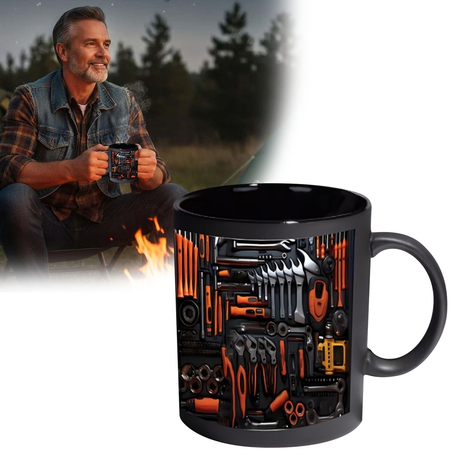 Mechanic Coffee Mug-11OZ Novelty Toolbox Ceramic Coffee Cup Funny ...