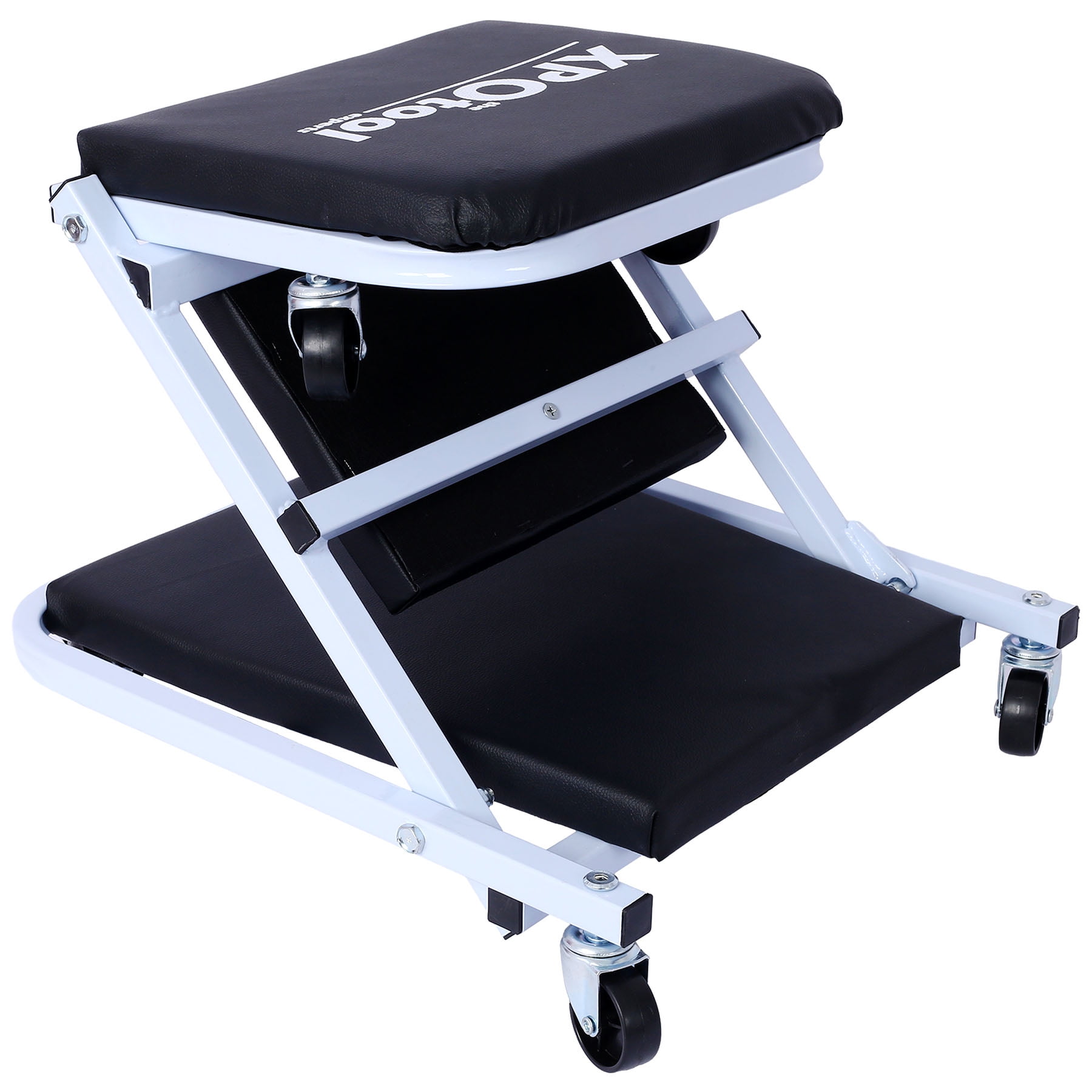 Mechanic Creeper & Stool 2-in-1, 36" Z Creeper Seat, 300 lbs Capacity ...