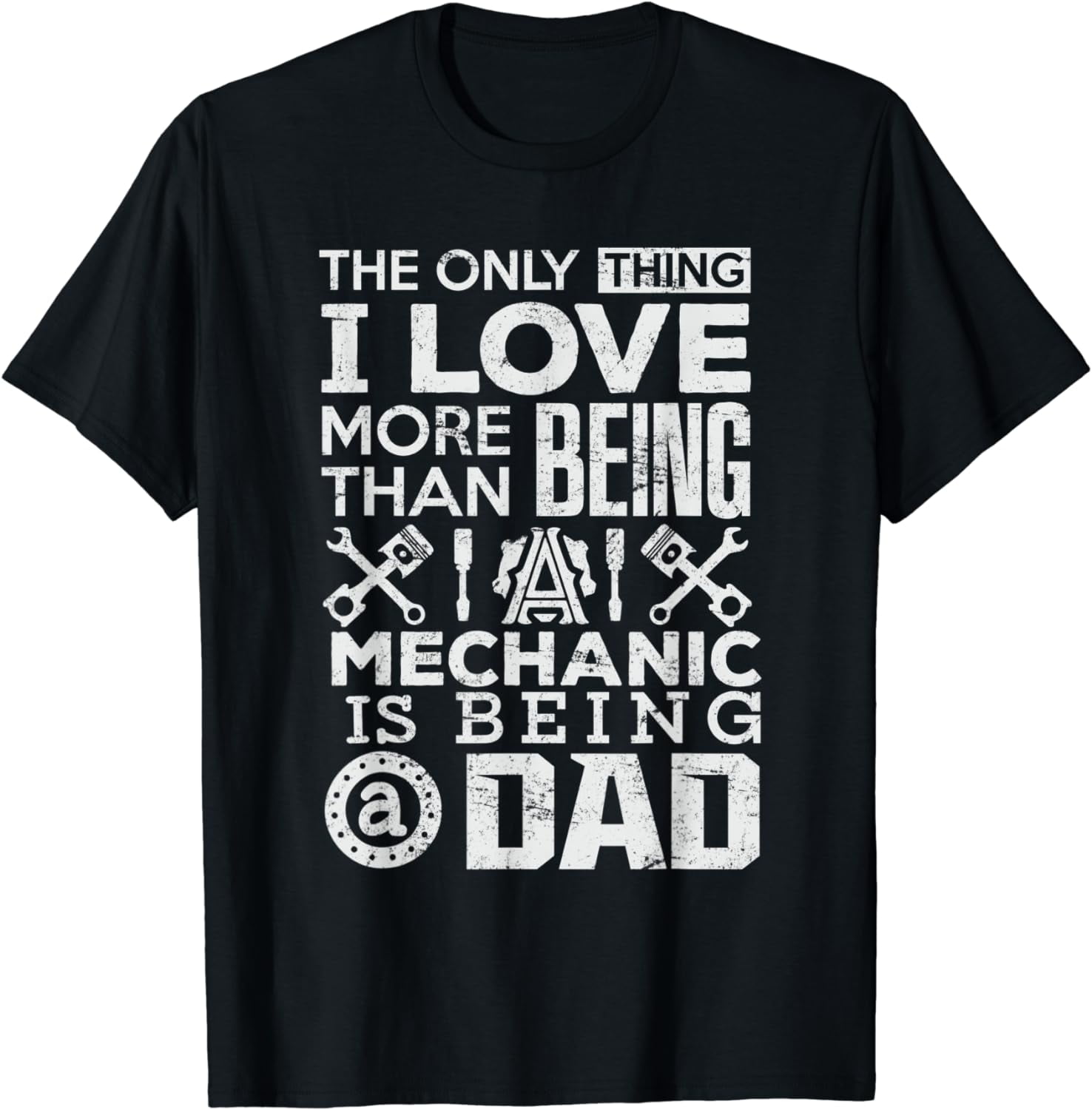 Mechanic Dad Shirt Proud Mechanic Engineer Father Papa Tee T-Shirt ...