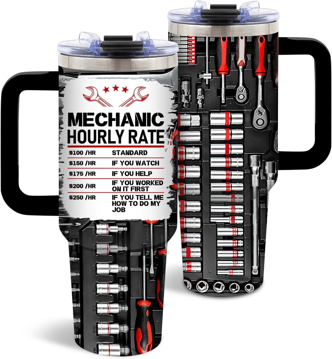 Mechanic Gifts, Mechanic Tumbler 40 Oz, Stainless Steel Insulated Mug ...