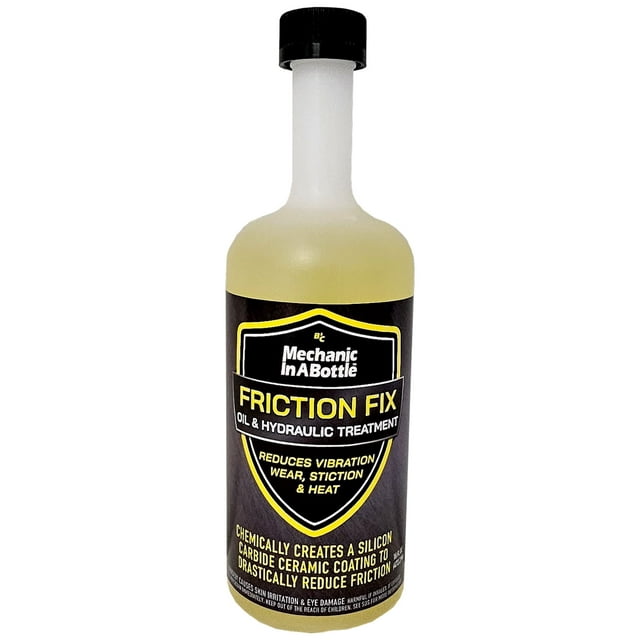 Mechanic In A Bottle FRICTION FIX Oil & Hydraulic Treatment - 16 oz ...