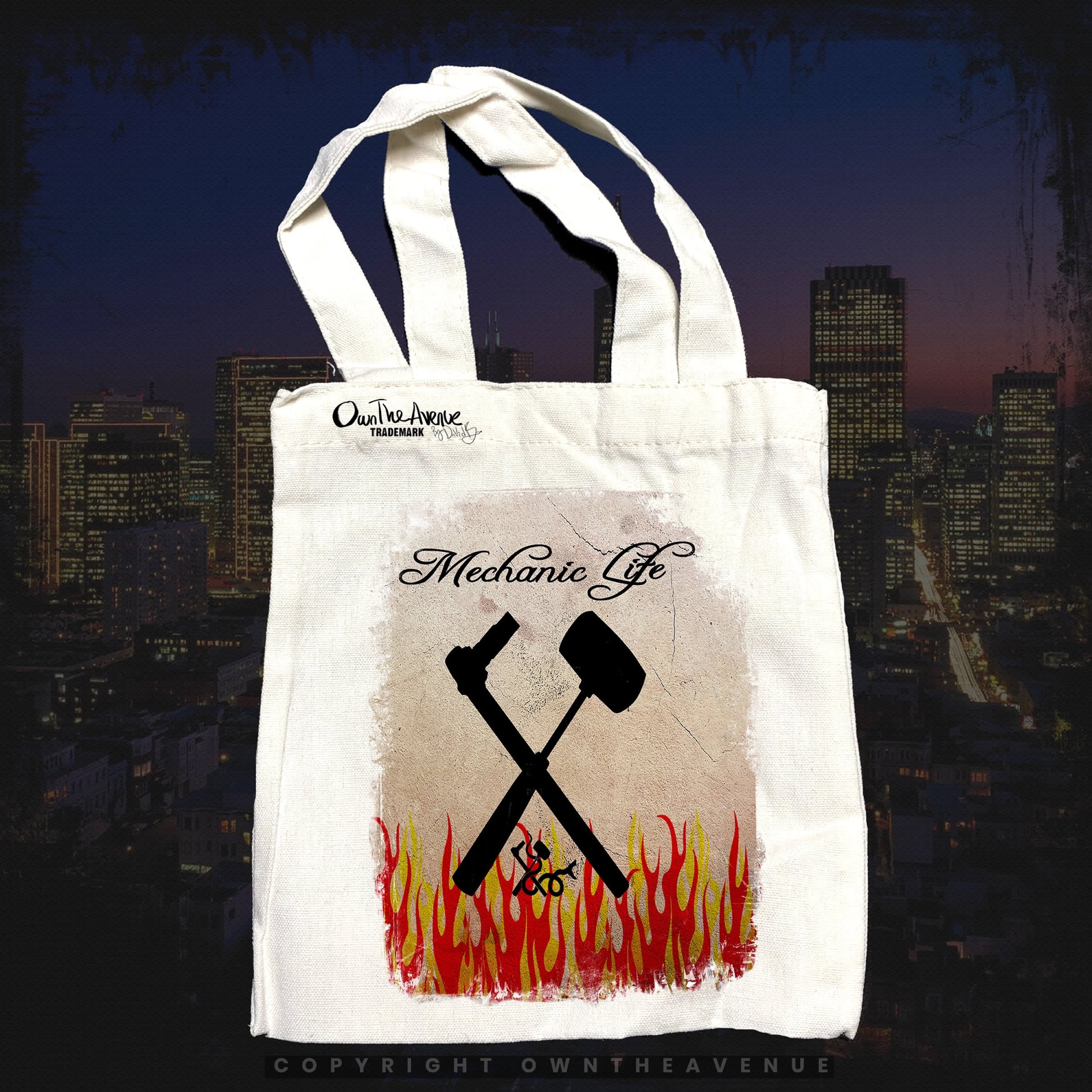 Mechanic Life Grunge JDM Racing Hot Rod Mini Tote Bag - Walmart.com