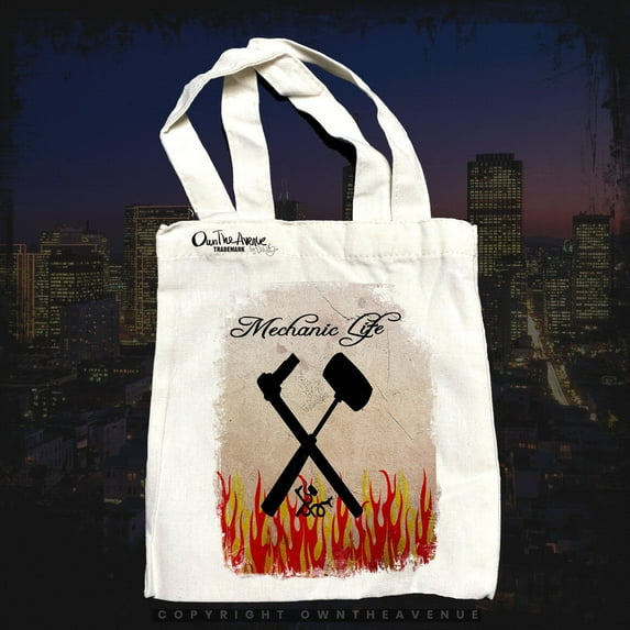 Mechanic Life Grunge JDM Racing Hot Rod Mini Tote Bag - Walmart.com