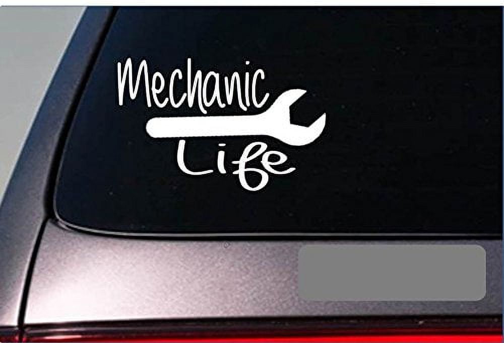 Mechanic Life jdm racing engine turbo filter sticker decal *E231 ...