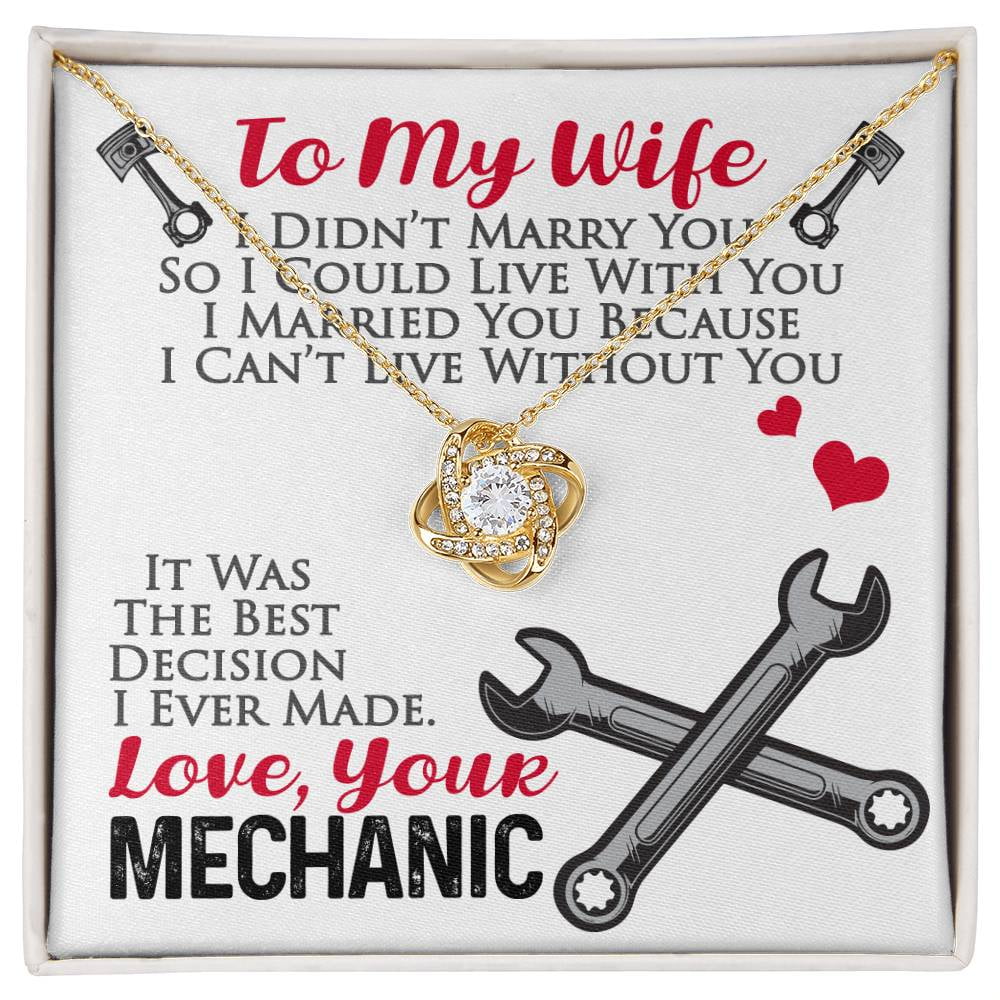 Mechanic'S Wife, A Meaningful Necklace For Your Loving Wife, Perfect ...