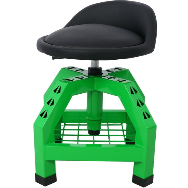 Mechanic Stool, Pneumatic 360 Degree Swivel Stool, Rolling Mechanic ...