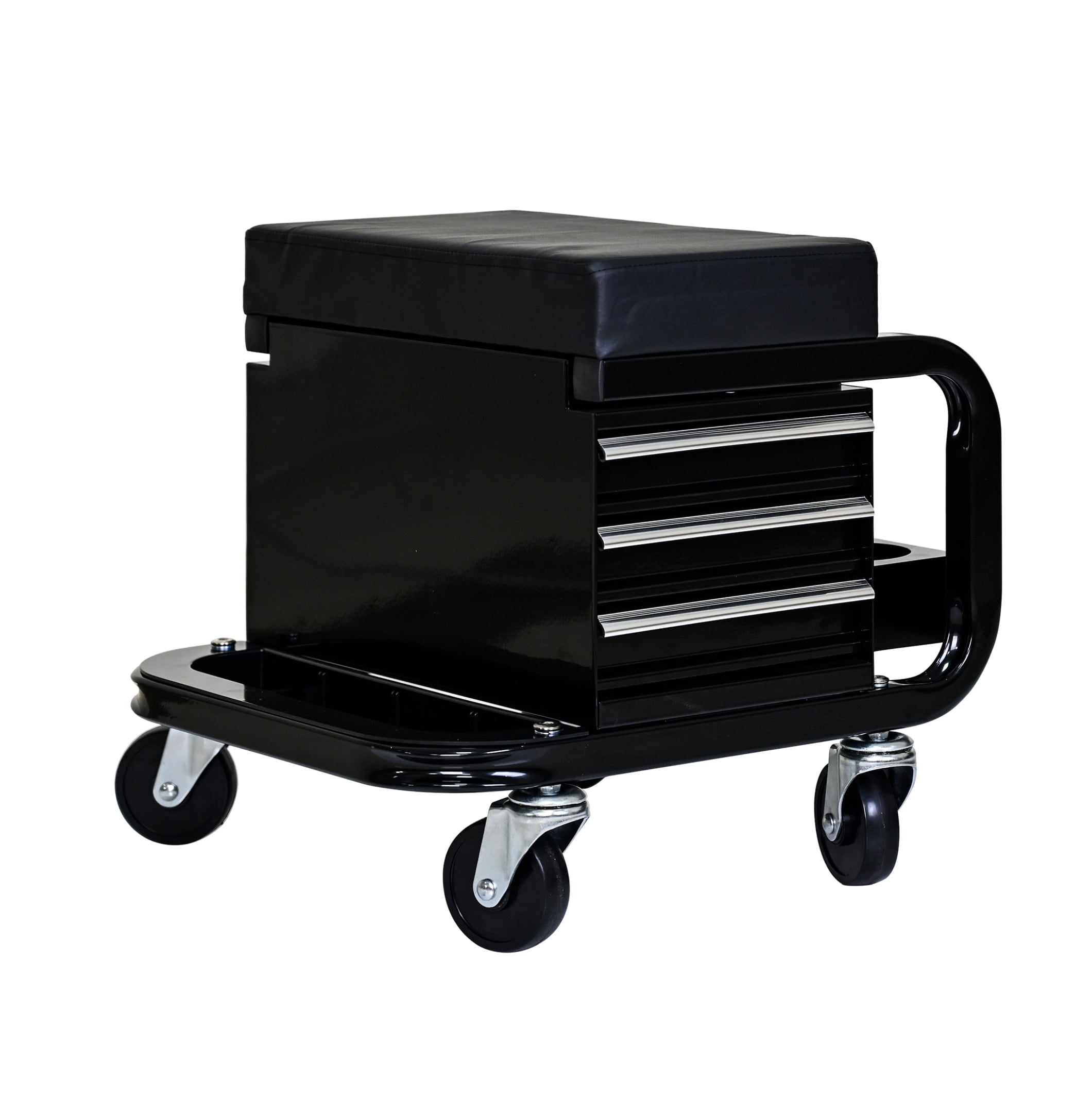 Mechanic Tool Box Workstation - Rolling Tool Cart with Drawers & 360 ...