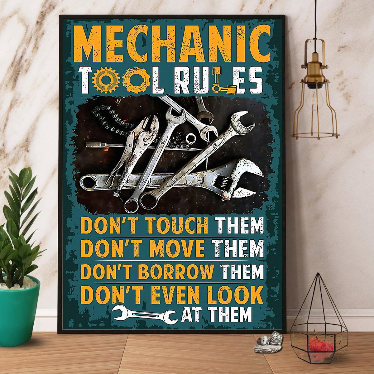 Mechanic Tool Rules Paper Poster No Frame Matte Wall Art Decor 11 x 17 ...