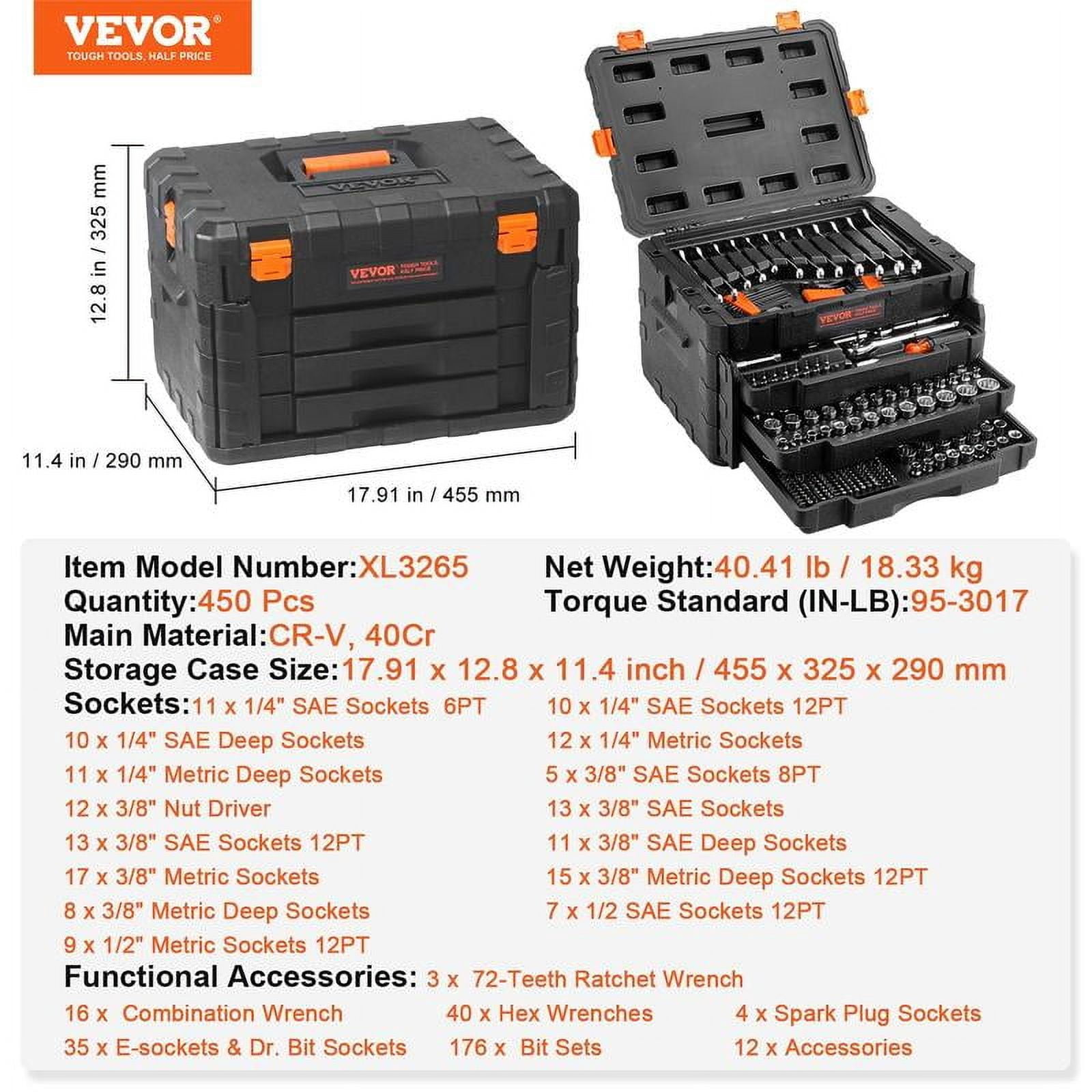 Mechanic Tool Set and Socket Set, Multiple Sizes, Father's Day Gift ...