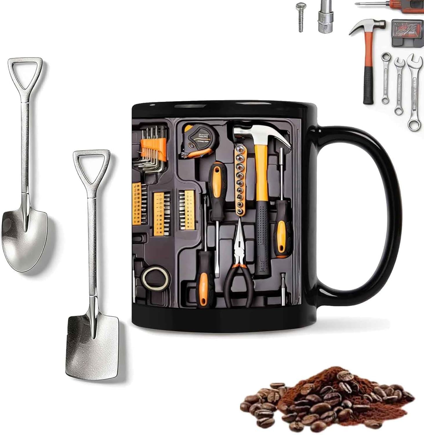 Mechanic Toolbox Mug, Funny Coffee Mug Mechanic Tool Box, 11oz Ceramic ...