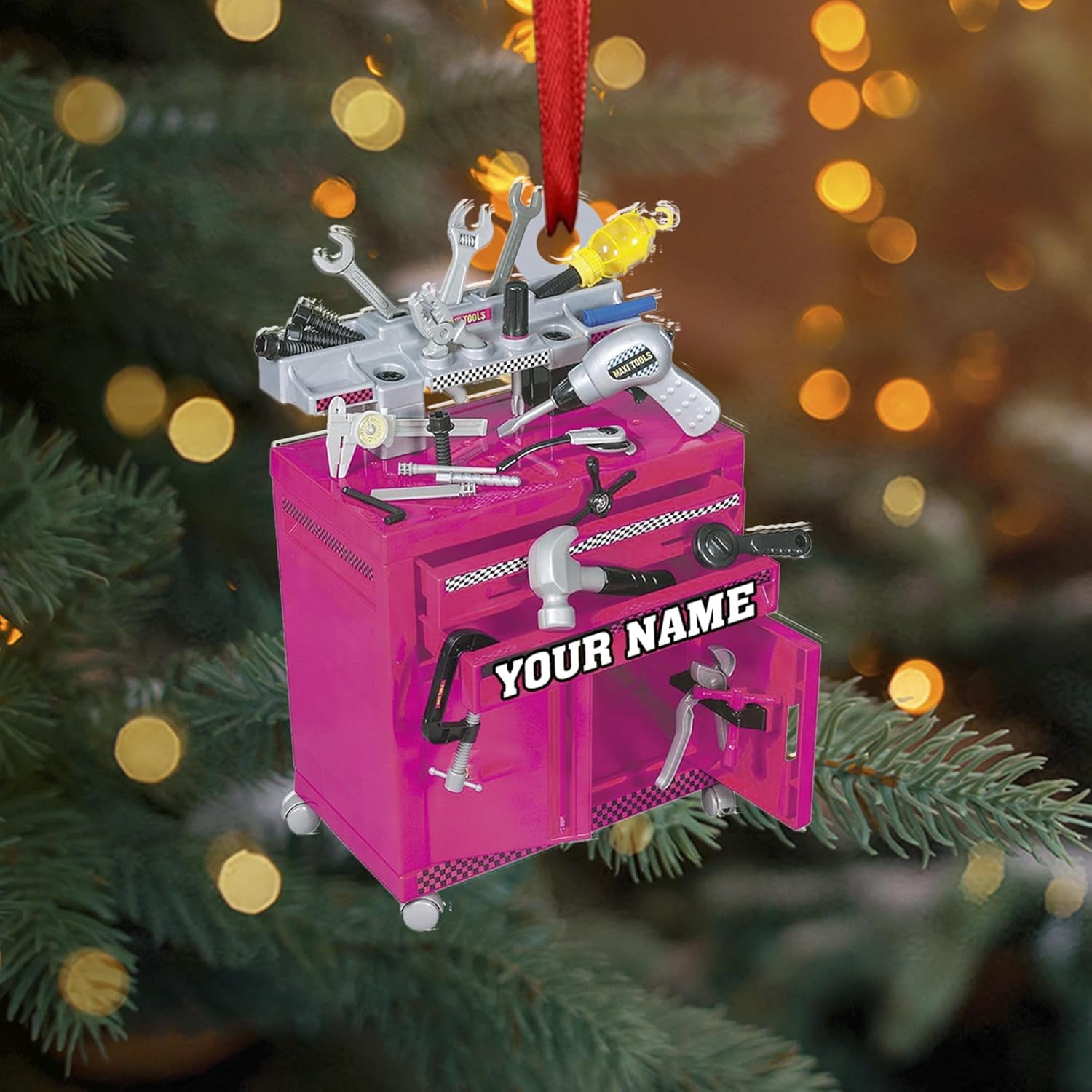 Mechanic Tools Ornaments Custom Mica Flat Plastic Mechanic Ornaments ...