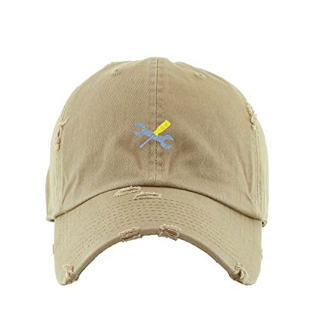 Mechanic Tools Symbol Vintage Baseball Cap Embroidered Cotton ...