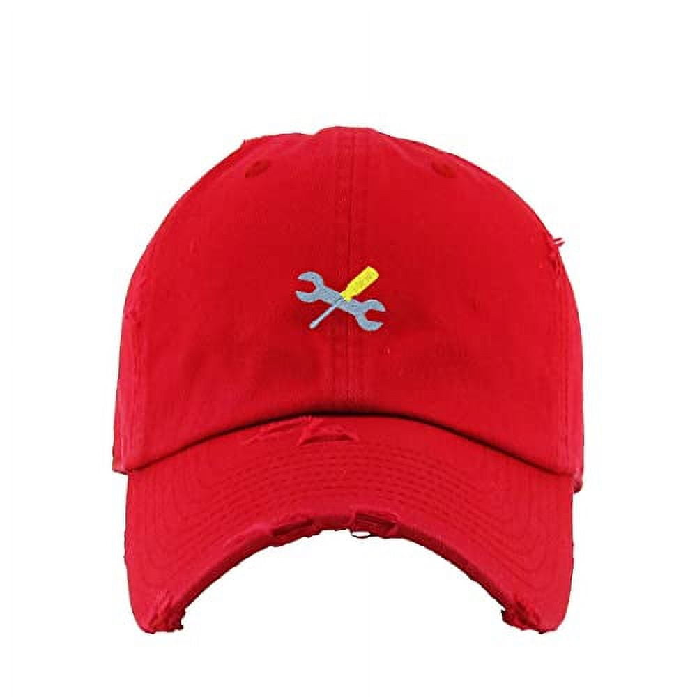 Mechanic Tools Symbol Vintage Baseball Cap Embroidered Cotton ...