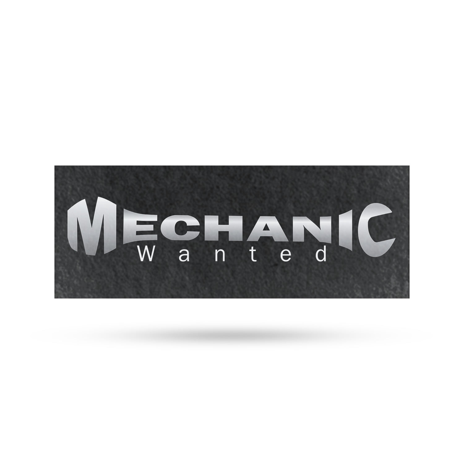 Mechanic Wanted Vinyl Decal 12 Inch x 5 Inch Weatherproof Heavy-Duty ...