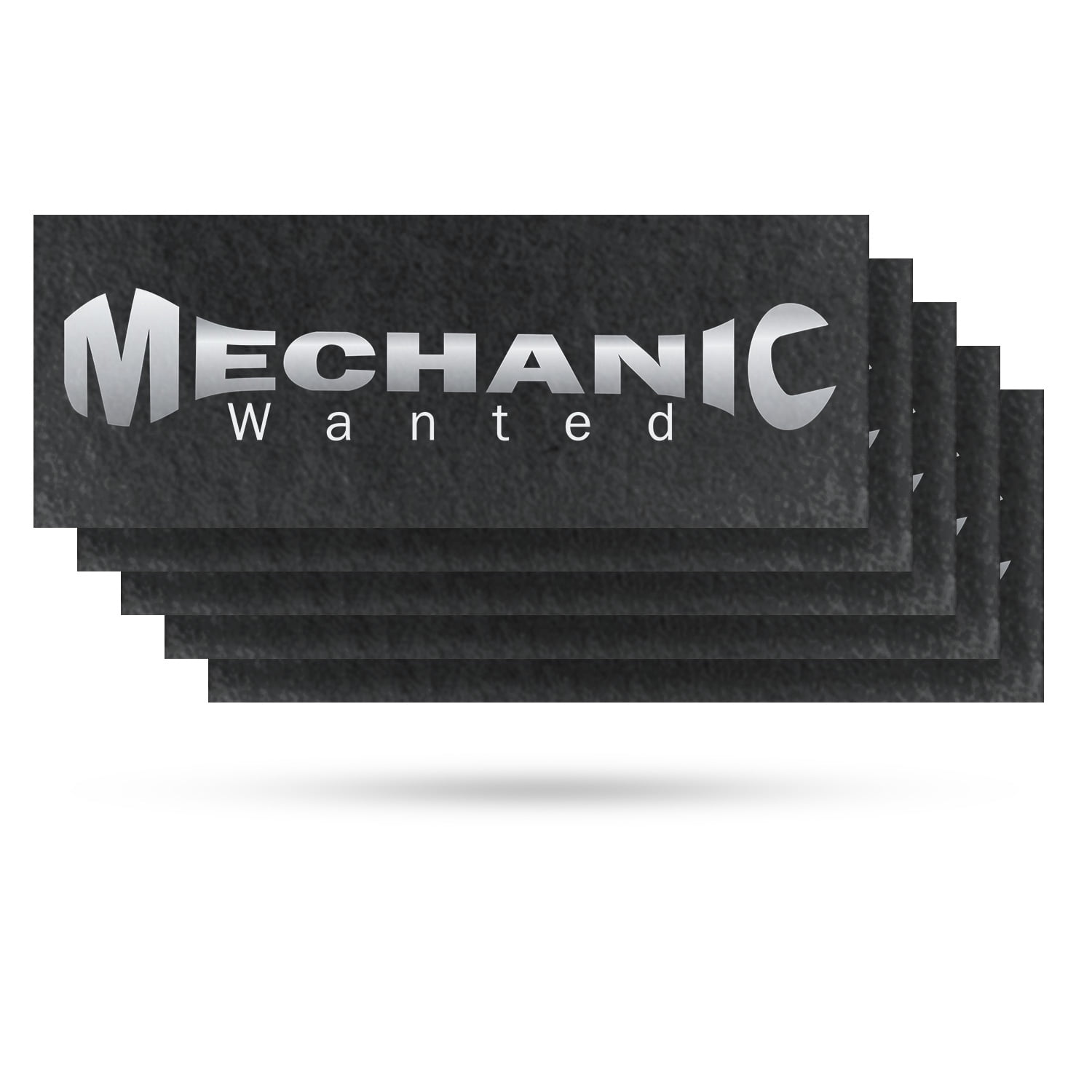 Mechanic Wanted Vinyl Decal 5 Pack of 12 Inch x 5 Inch Weatherproof ...