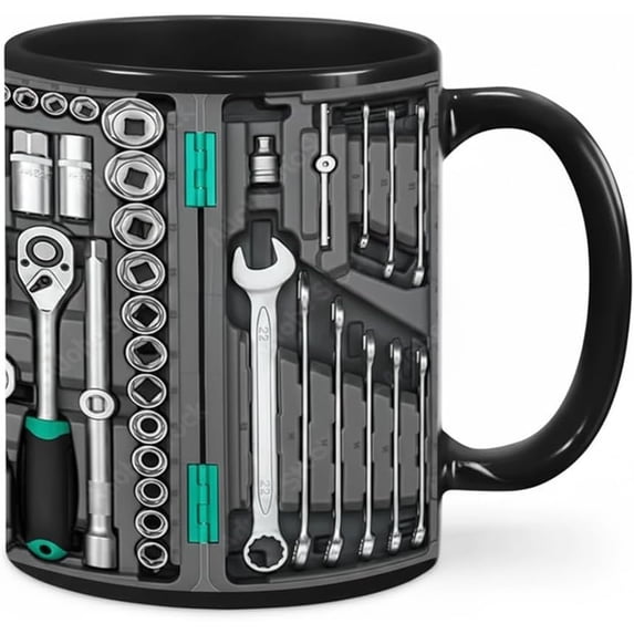 Mechanic's Toolbox Mug, 2026 11oz Ceramic Mechanic Toolbox Coffee Cup ...