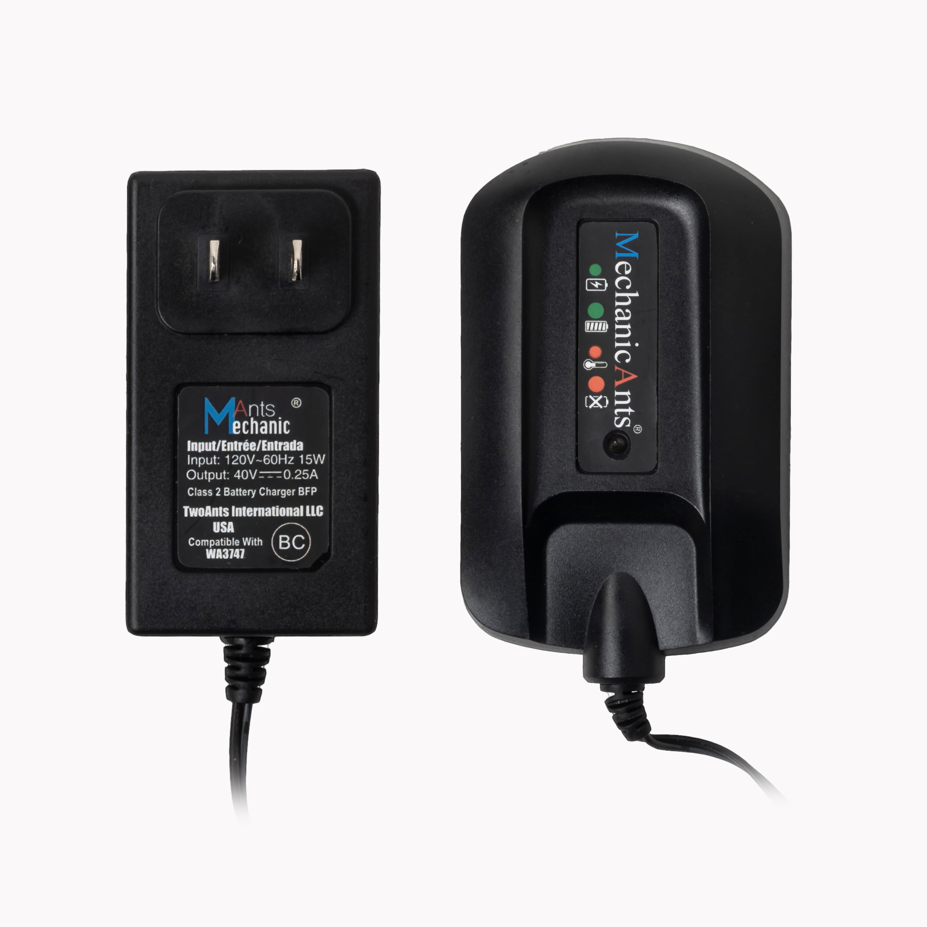 MechanicAnts 40v MAX Lithium Ion Charger, Compatible with WORX WA3580 ...