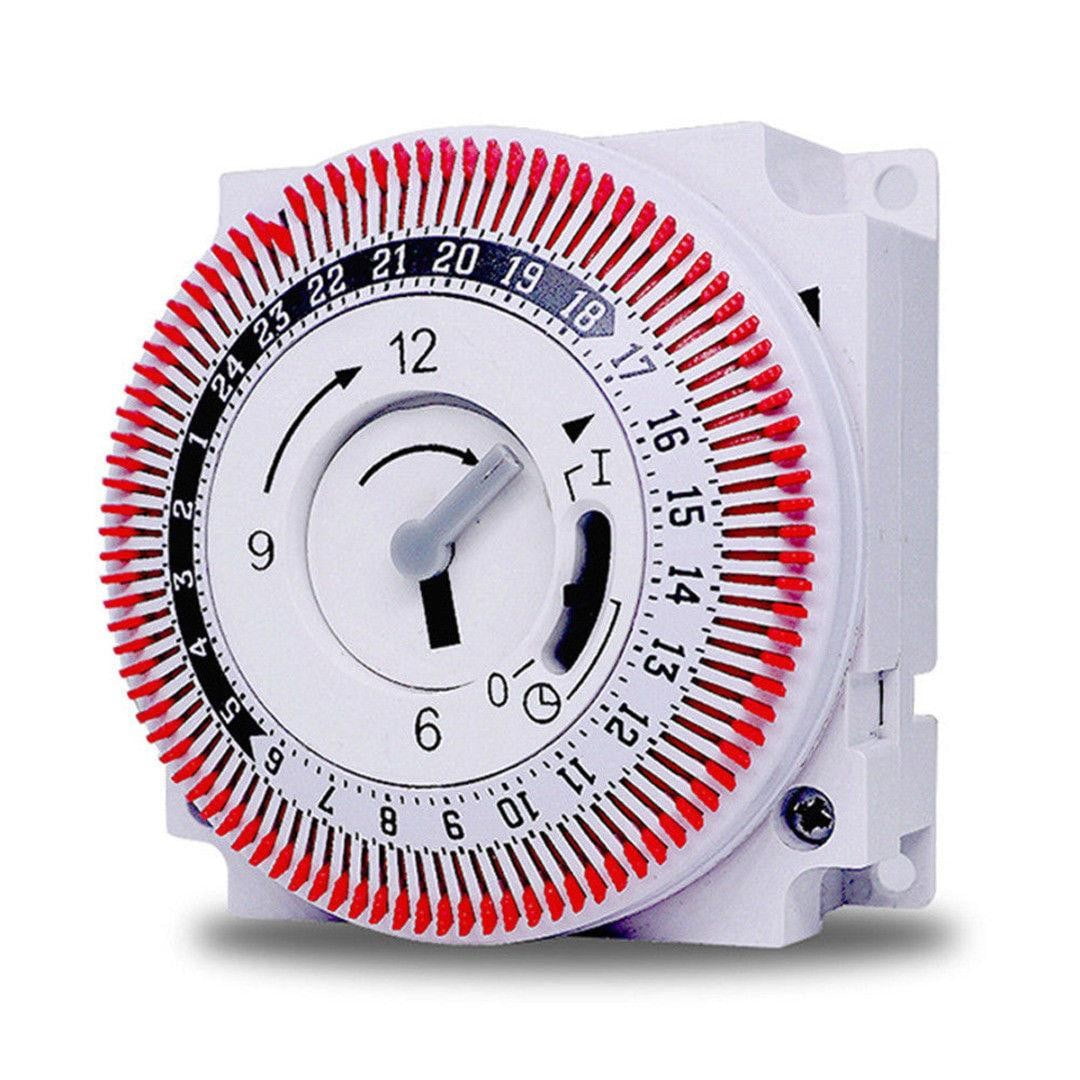 Mechanical 24 Hours Timer Switch Industrial Timing Device Panel Switch ...