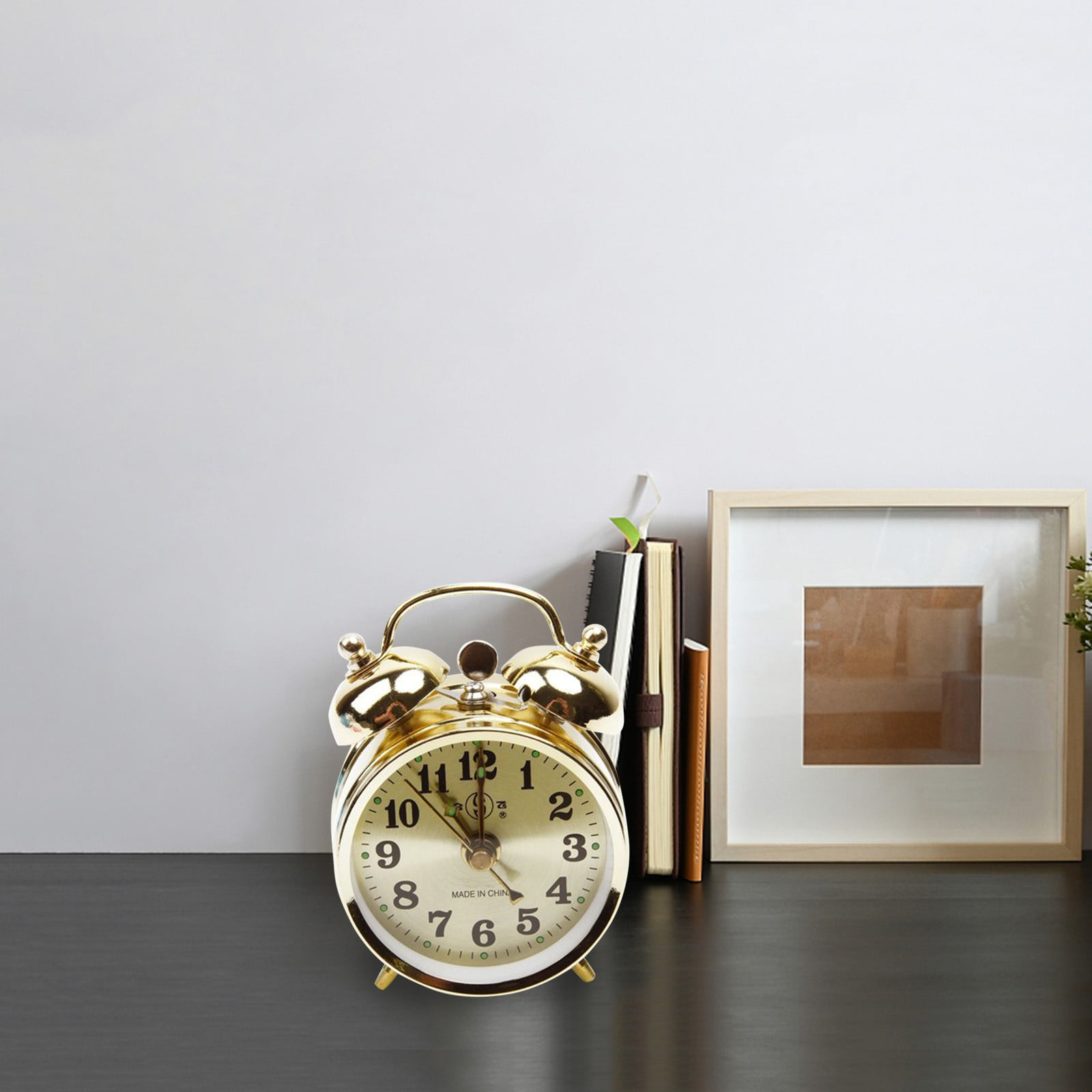 Mechanical Alarm Clock,7CM Vintage Wind Up Metal Alarm Clock,Manual ...