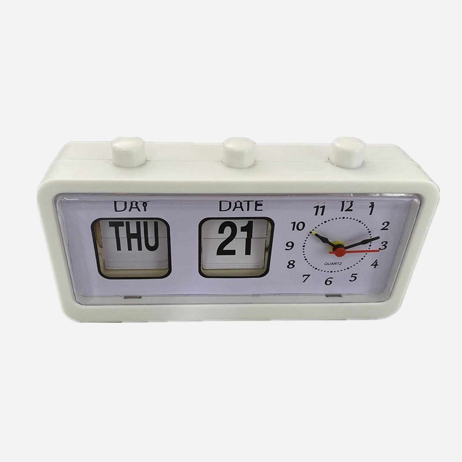Mechanical Alarm Clock Novelty Flip Clock Desktop Digital Clock with ...