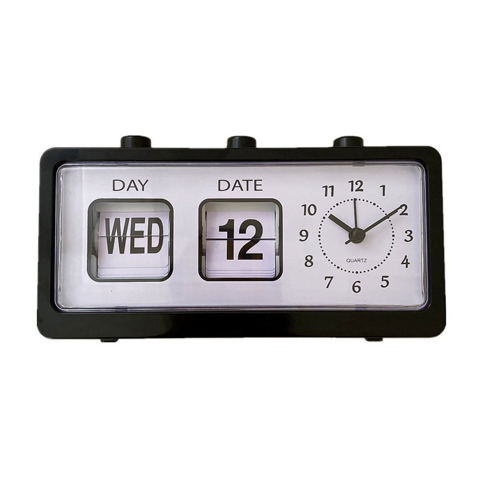 Mechanical Alarm Clock Novelty Flip Clock Desktop Digital Clock with ...