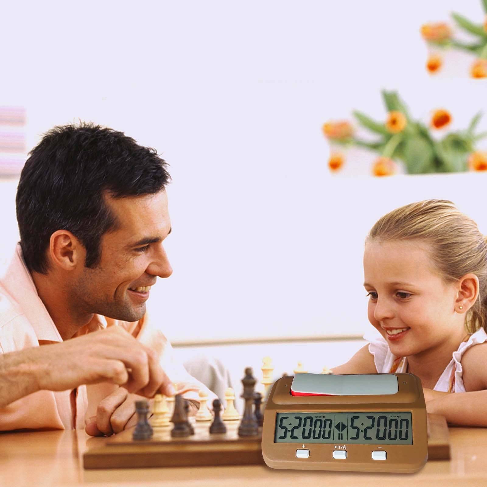 Mechanical Analog Game Timer Clock, Wind-Up Chess Clock with Accurate ...
