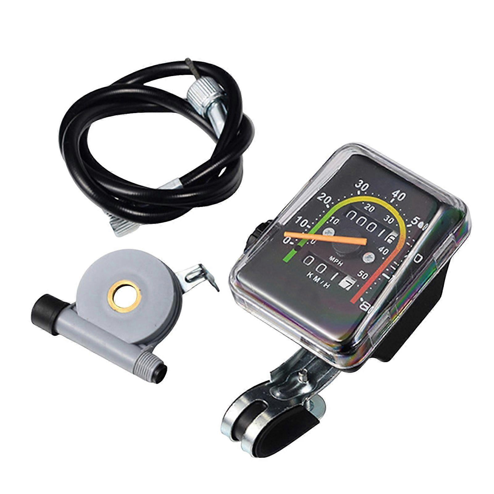 Mechanical Bike Speedometer Precise Mechanical Measurement Retro Style ...