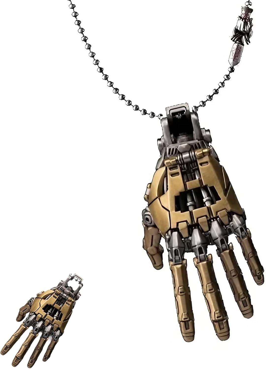 Mechanical Bionic Hand Pendant, Movable Finger Joints Robot Hand Charm ...