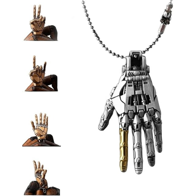 Mechanical Bionic Hand Pendant, Movable Finger Robot Hand Charm ...
