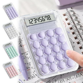 Niulife Office Desk Calculator with Solar Power, 12 Digits Large LED ...