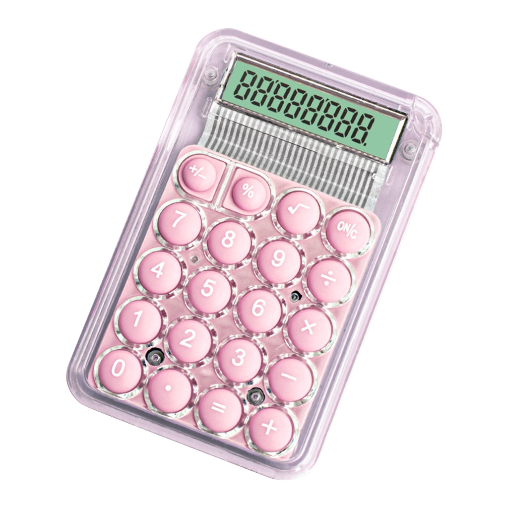 Mechanical Calculator 8 Digit Large LCD Display and Mechanical Buttons ...