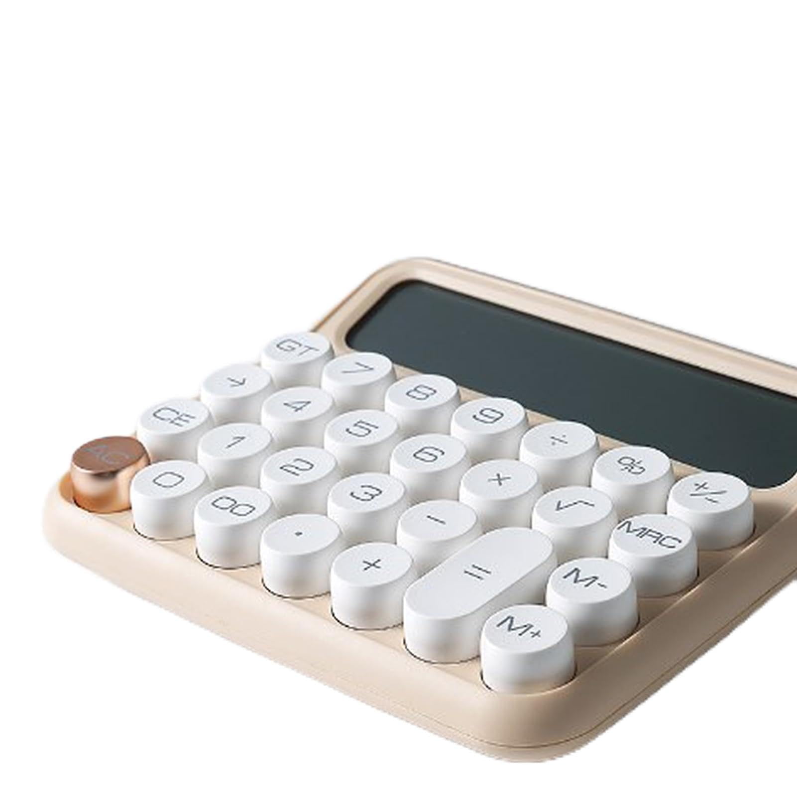 Mechanical Calculator, Big Button Calculator 12 Digit Desktop ...