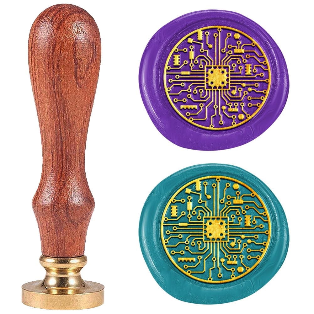 Mechanical Chip Wax Seal Stamp Embossed Stamp Sealing Removable 1 ...