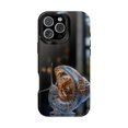 Mechanical Clear Glass Snail Shell Graphic Phone Case for iPhone 11,12 ...
